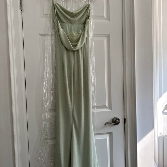 Katie May | Dresses | Katie May Surreal Gown In Sage | Poshmark